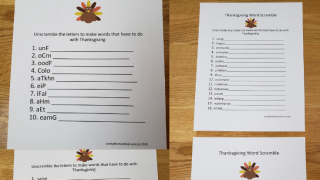 Free Thanksgiving Unit Study - LovingHomeschool.com