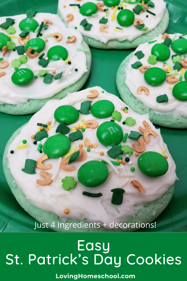 Easy St. Patrick’s Day Cookies - LovingHomeschool.com
