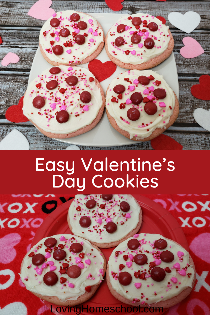 Easy Valentine’s Day Cookies - LovingHomeschool.com