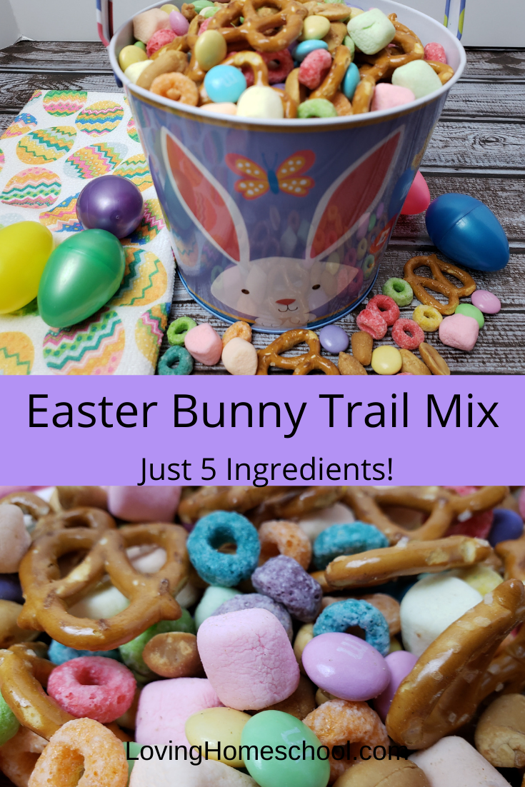Easter Bunny Trail Mix - LovingHomeschool.com