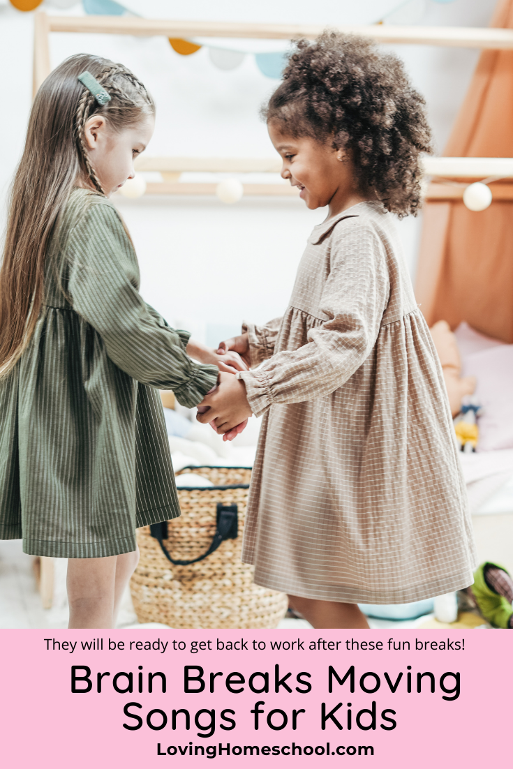 Brain Breaks Moving Songs for Kids - LovingHomeschool.com