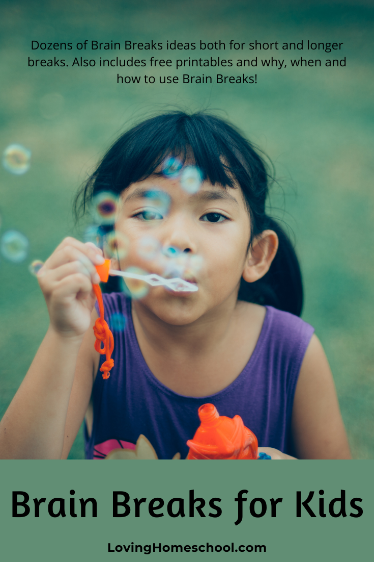 Brain Breaks for Kids - LovingHomeschool.com