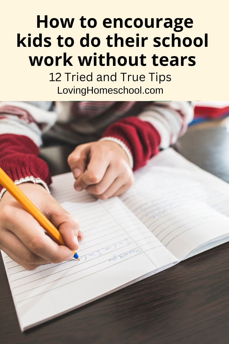 How to encourage kids to do their school work without tears ...