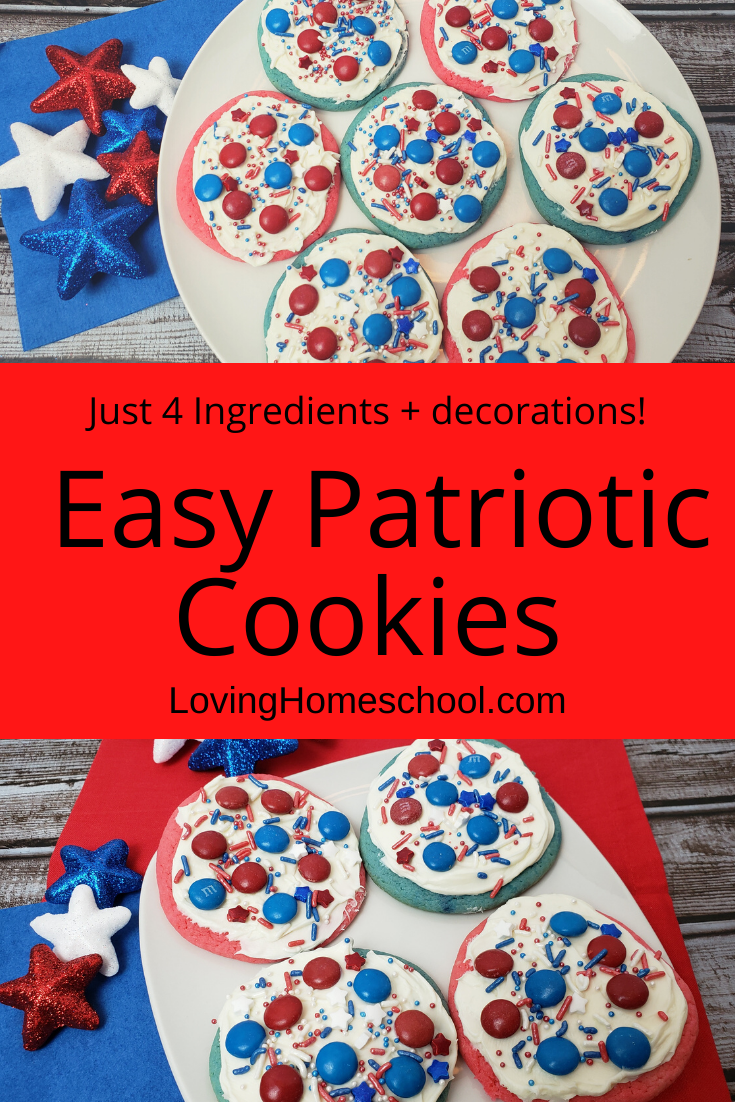 Easy Patriotic Cookies - LovingHomeschool.com