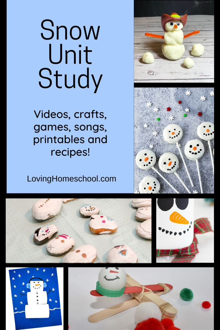 Snow Unit Study - LovingHomeschool.com