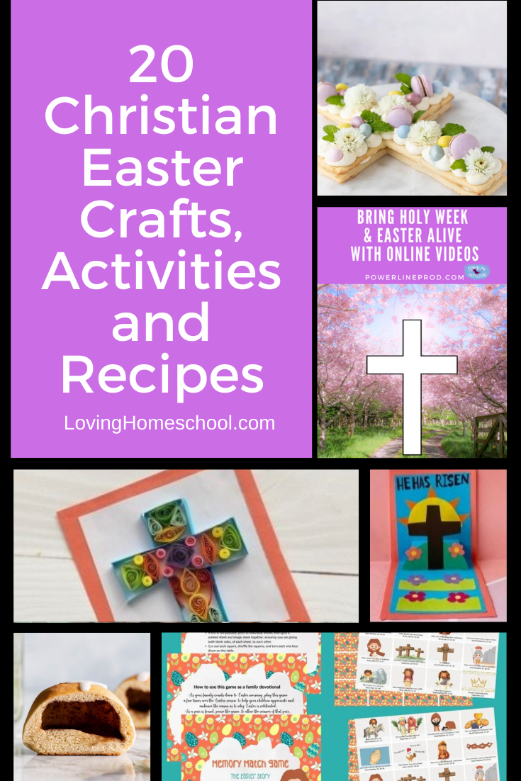 20 Christian Easter Crafts, Activities and Recipes - LovingHomeschool.com