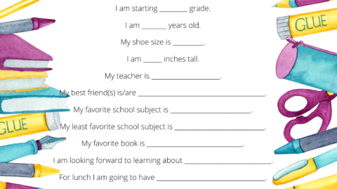 Back to School Activities and Printables - LovingHomeschool.com
