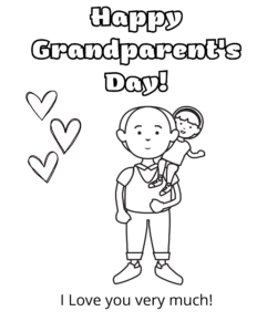 Grandparents Day Coloring Pages - LovingHomeschool.com