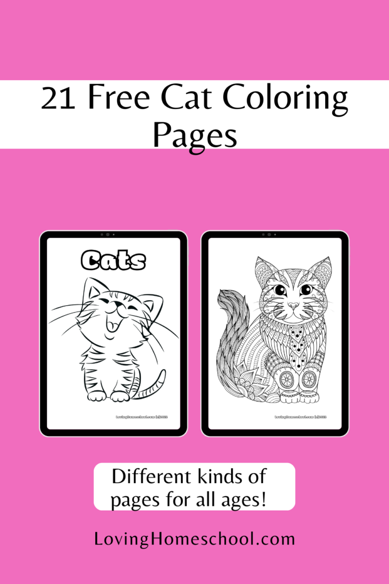 21 Free Cat Coloring Pages - LovingHomeschool.com