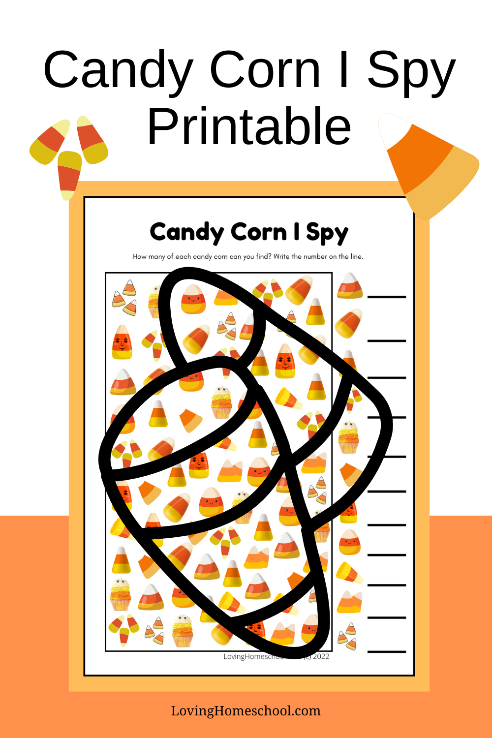 Candy Corn I Spy Printable - LovingHomeschool.com