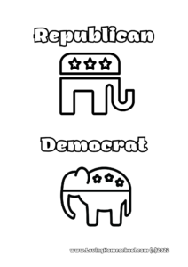 Election Day Coloring Pages - LovingHomeschool.com