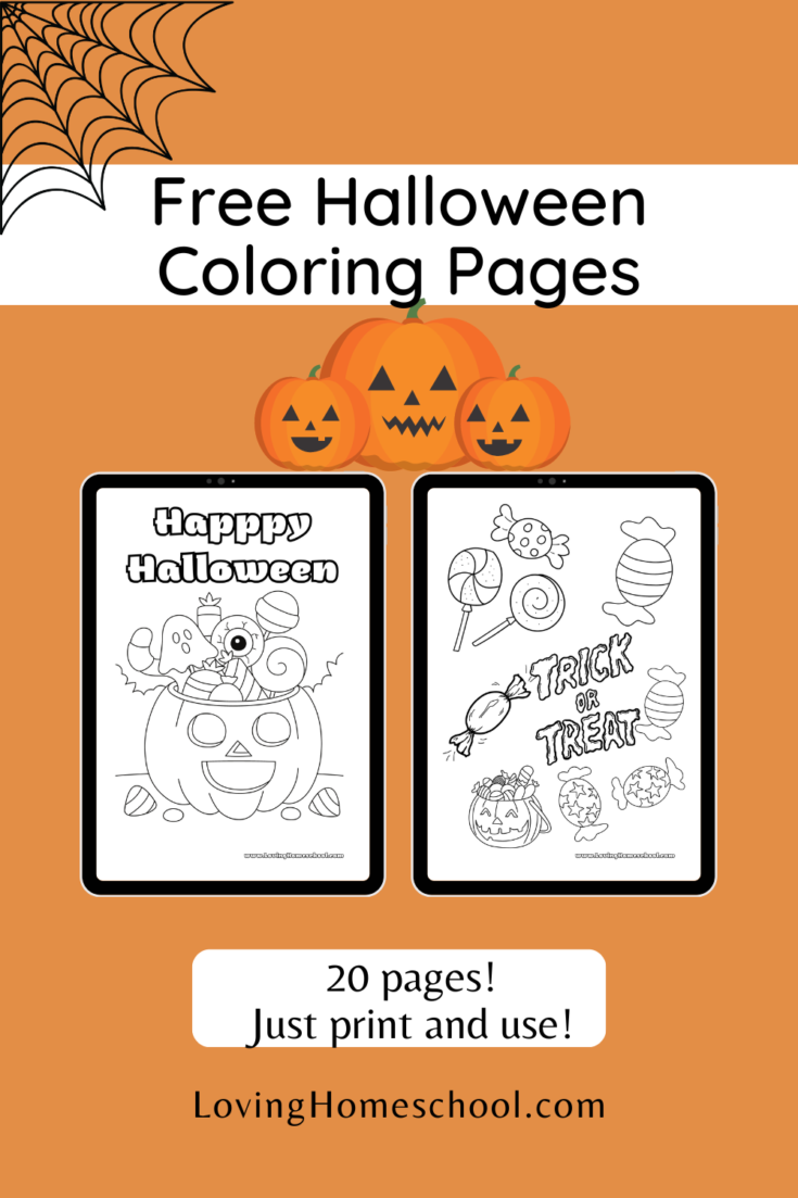 20 Halloween Coloring Pages - LovingHomeschool.com