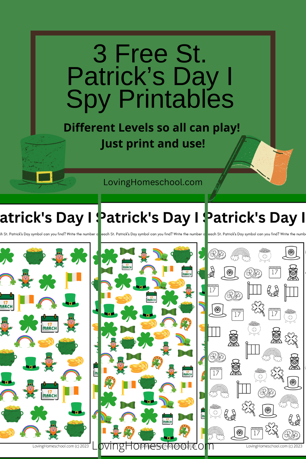 St. Patrick’s Day I Spy Printables - LovingHomeschool.com