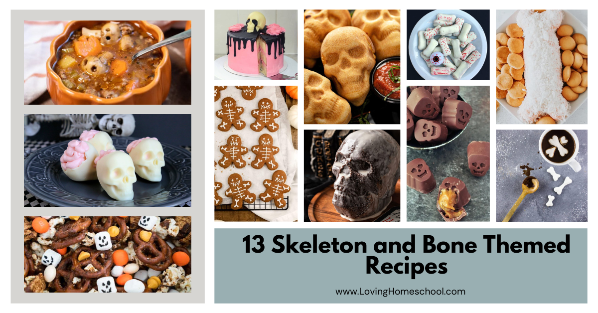 13 Skeleton and Bone Themed Recipes - LovingHomeschool.com