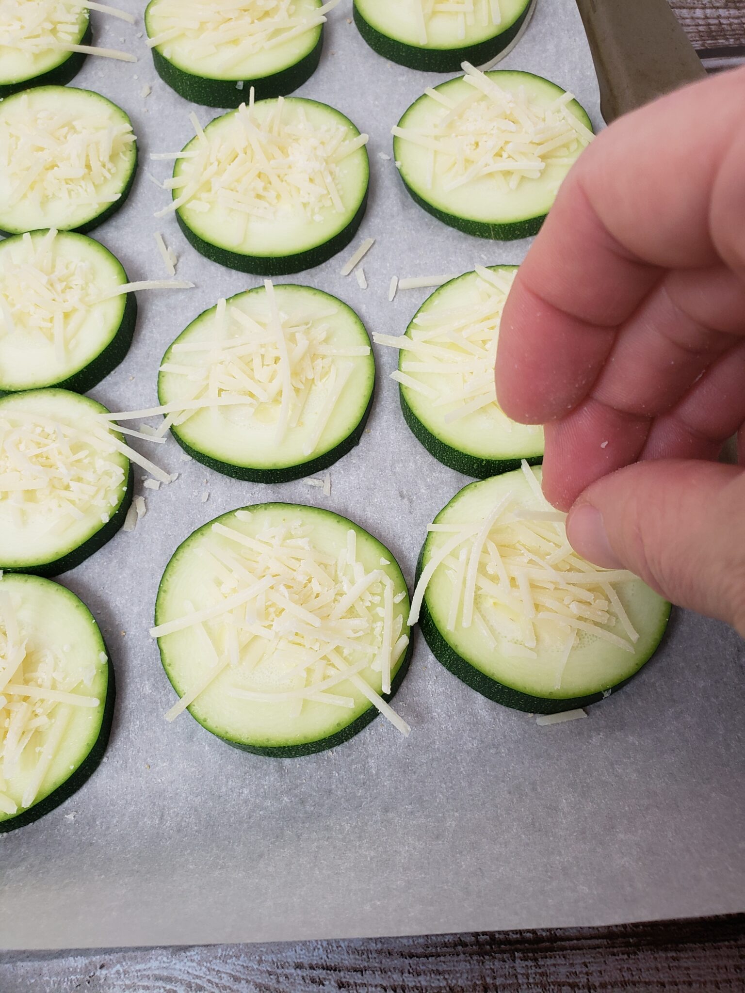 Cheesy Zucchini Coins - LovingHomeschool.com