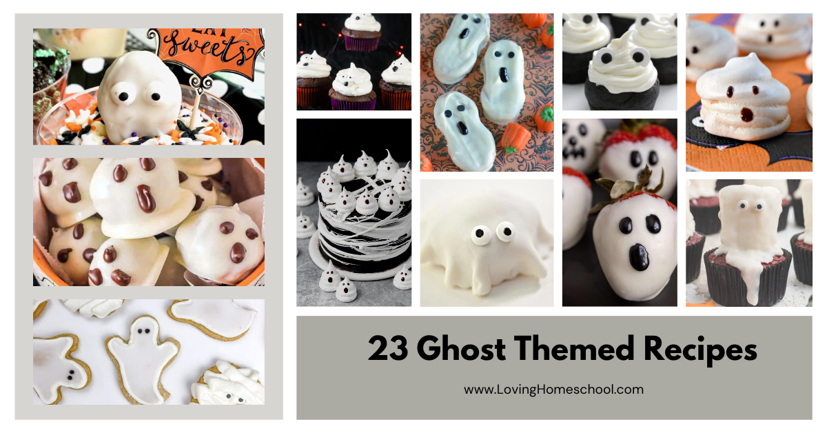 23 Ghost Themed Recipes - LovingHomeschool.com