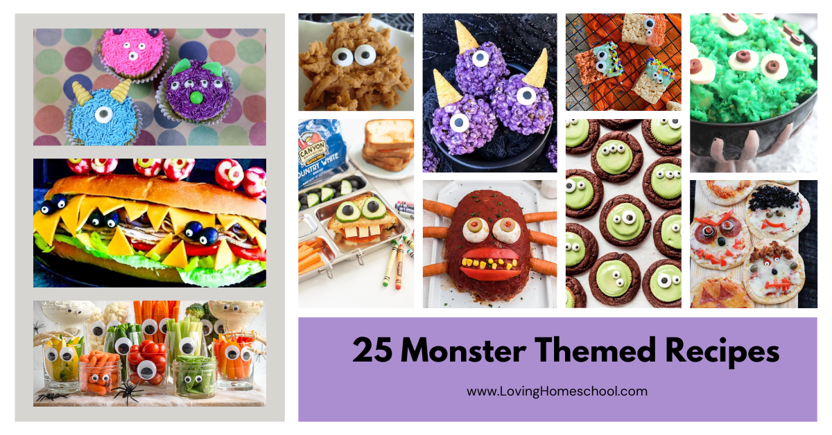 25 Monster Themed Recipes - LovingHomeschool.com