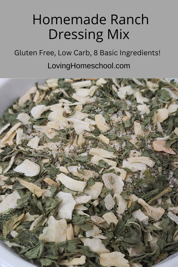 Homemade Ranch Dressing Mix - LovingHomeschool.com