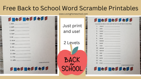 Back to School Activities and Printables - LovingHomeschool.com