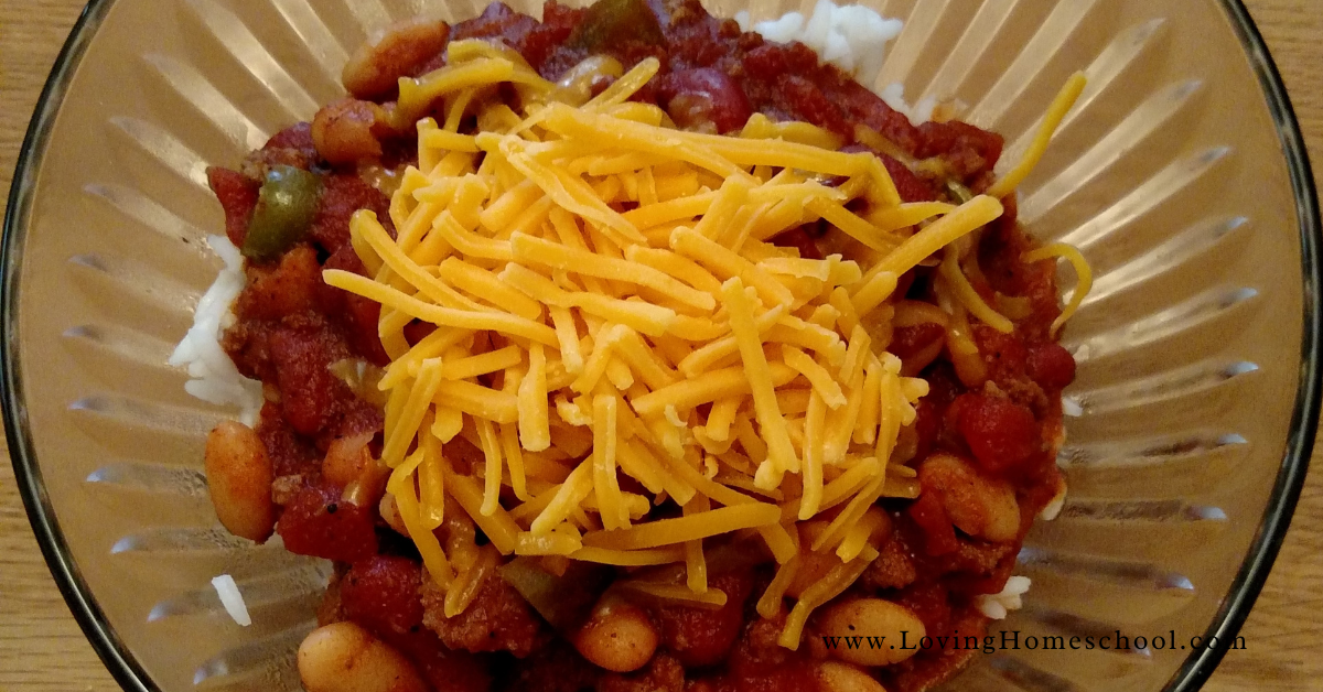 Big Batch Homemade Chili - LovingHomeschool.com