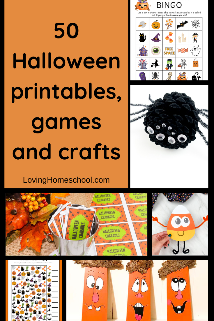 Halloween Printables, Games and Crafts - LovingHomeschool.com