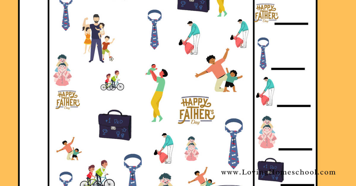 Father’s Day I Spy Printables - LovingHomeschool.com