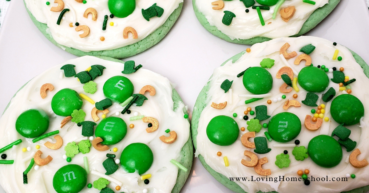 Easy St. Patrick’s Day Cookies - LovingHomeschool.com