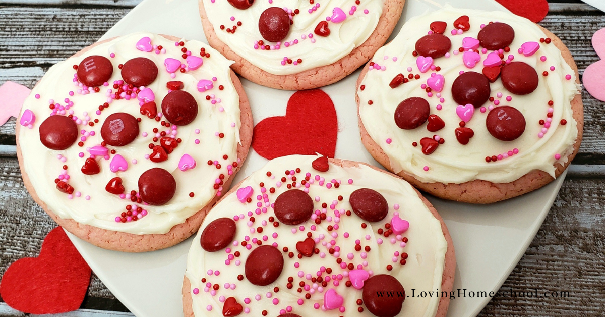 Easy Valentine’s Day Cookies - LovingHomeschool.com