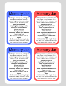 How to Make A Memory Jar Gift - LovingHomeschool.com