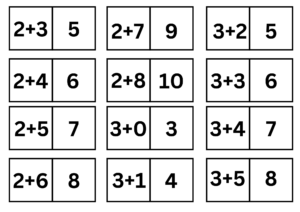 Free Printable Addition Memory Matching Game - LovingHomeschool.com