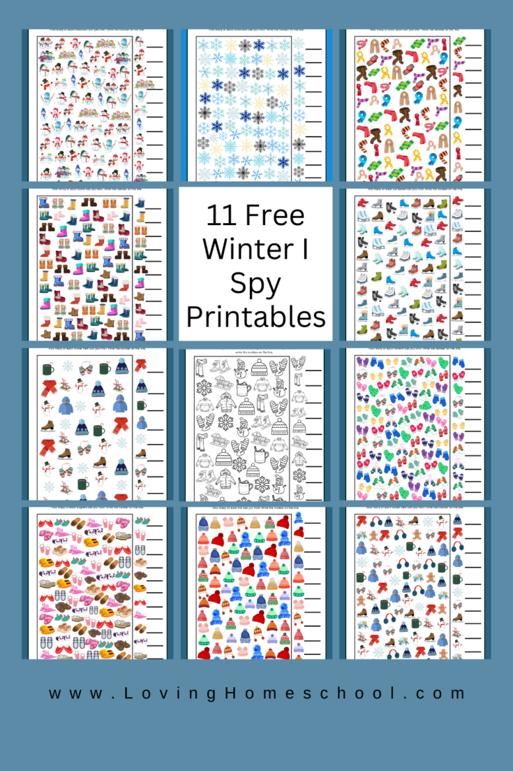 11 Free Winter I Spy Printables - LovingHomeschool.com