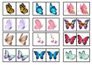 Free Printable Butterfly Memory Matching Game - LovingHomeschool.com