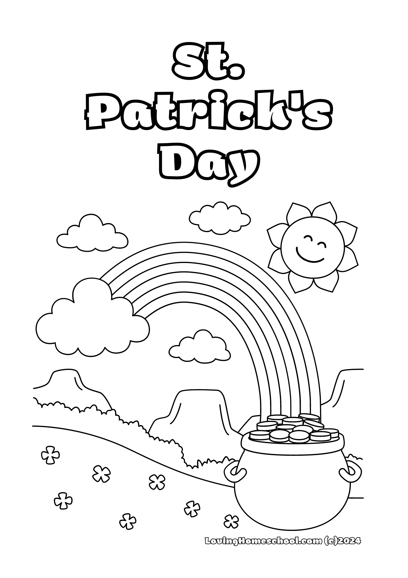 Free St. Patrick’s Day Coloring Pages - LovingHomeschool.com
