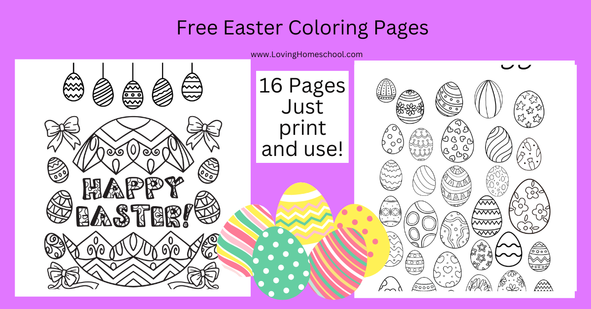 16 Free Easter Coloring Pages - LovingHomeschool.com