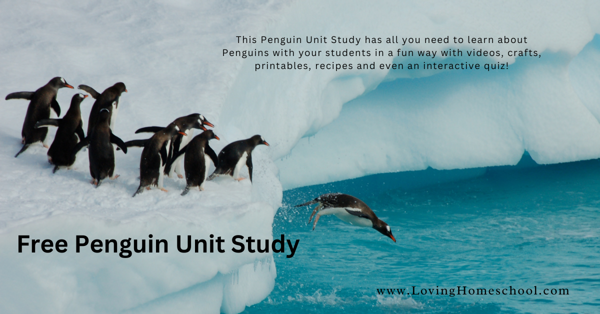 Penguin Unit Study - LovingHomeschool.com
