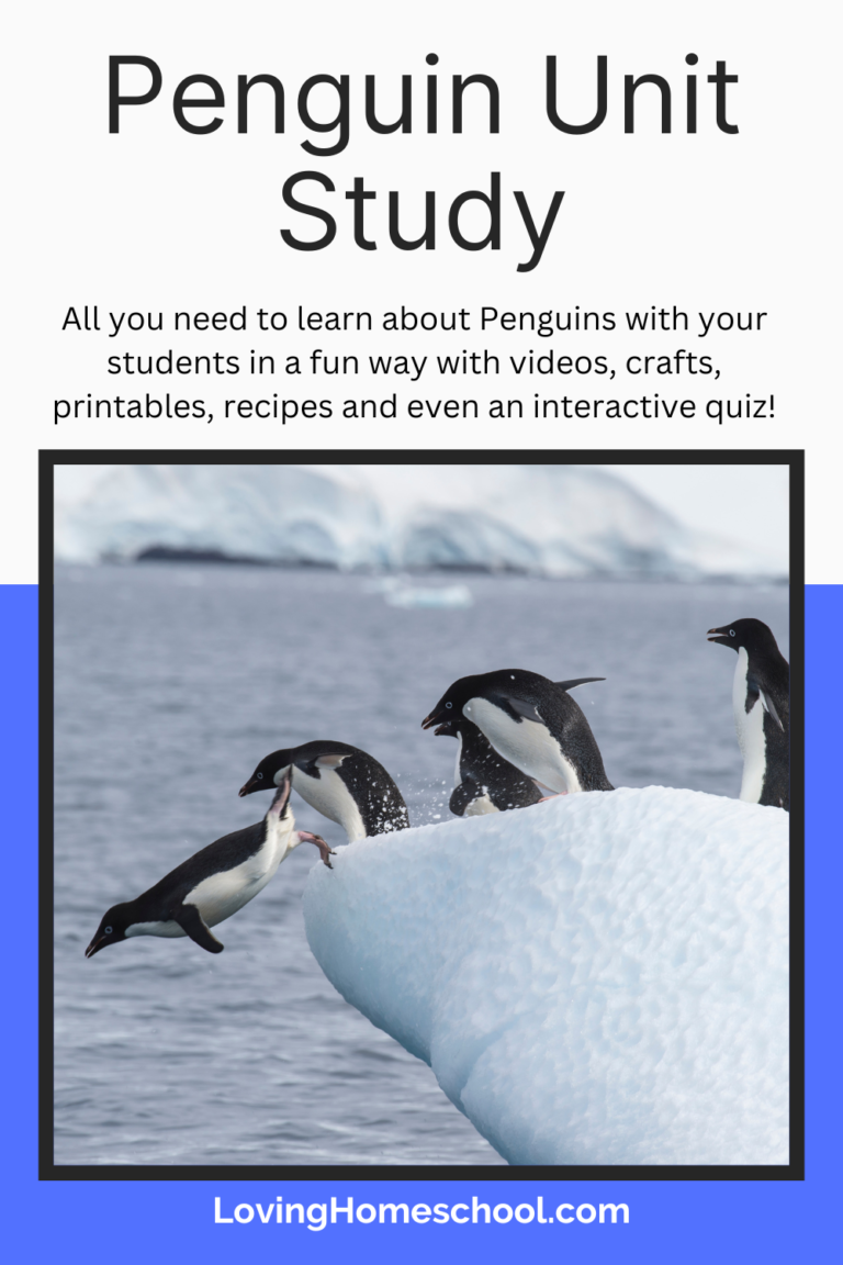 Penguin Unit Study - LovingHomeschool.com
