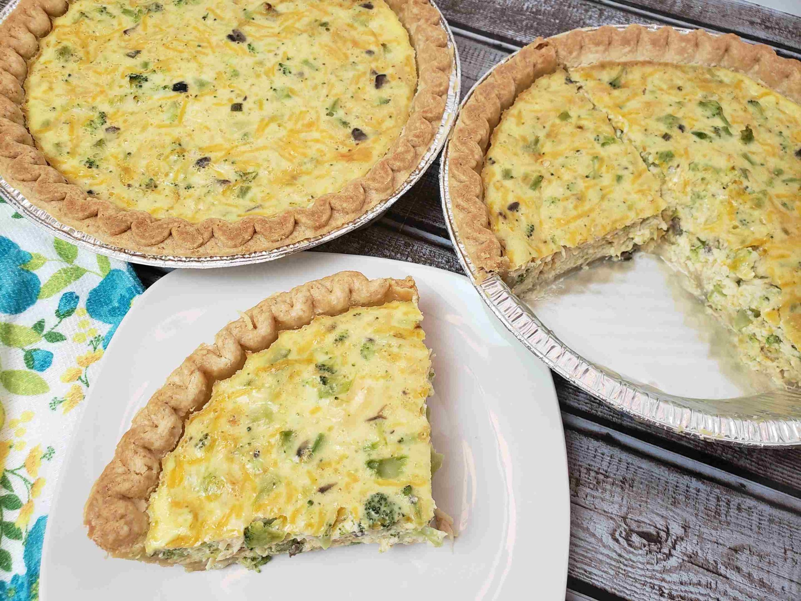 Chicken Broccoli Quiche - LovingHomeschool.com