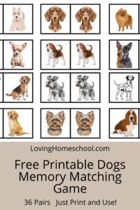Free Pets BINGO Printables - LovingHomeschool.com
